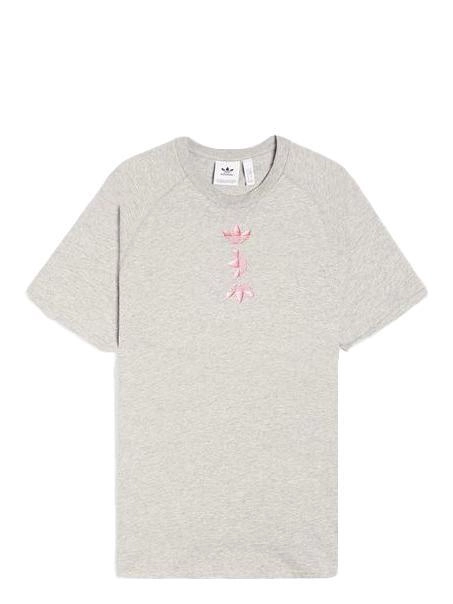 Adidas Originals Zeno Tee Logo Short Sleeve T-shirt - Gray