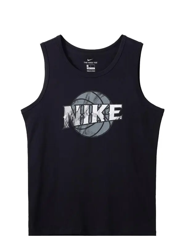 Nike Basketball Print Sleeveless Tank - Black