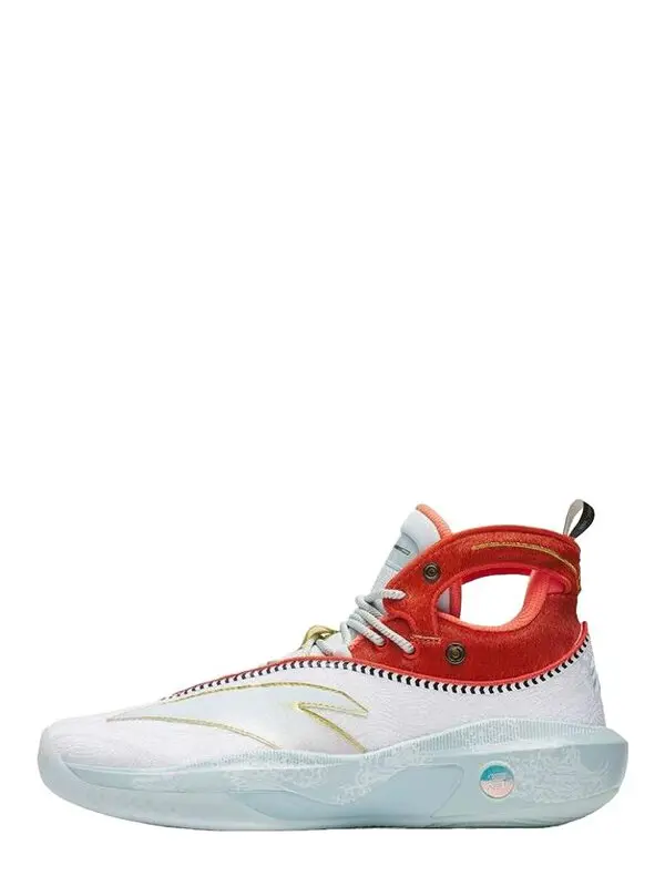 ANTA Klay Thompson "qi Tian Da Sheng" High-top Sneakers - White/red