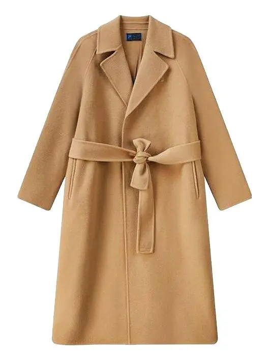 FILA Vintage Belted Coat - Tan