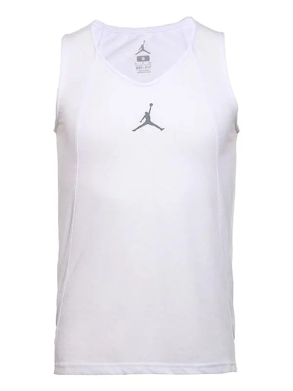 JORDAN Rise Dri-fit Basketball Tank - White