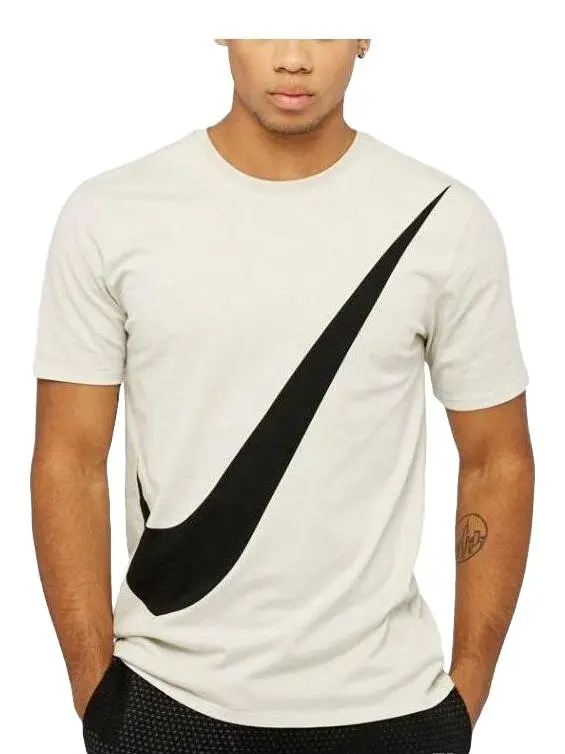 Nike Hybrid 1 T-shirt 'light Bone - White/black