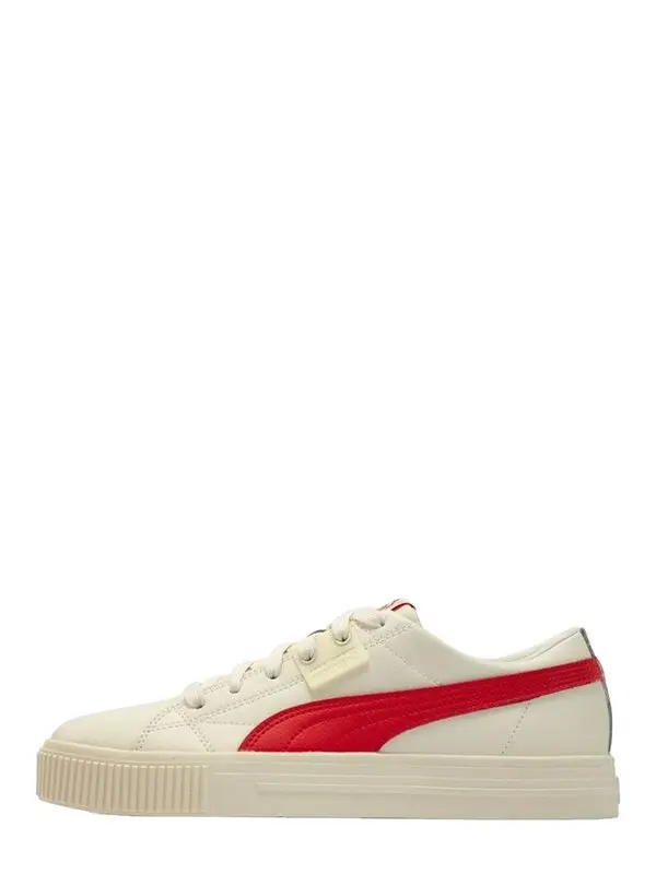 PUMA Platform Sneakers - White/red
