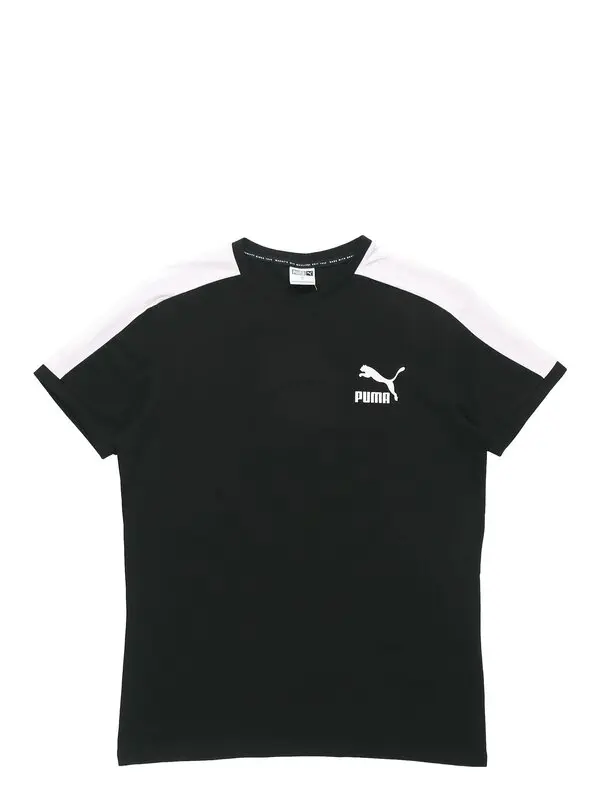 PUMA Iconic T7 Colorblock Short Sleeve - Black