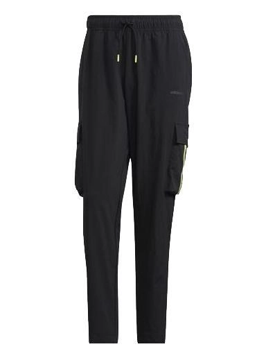 Adidas Neo Sw Lw 3s Tp Leisure Pocket Sports Stripe Trousers - Black