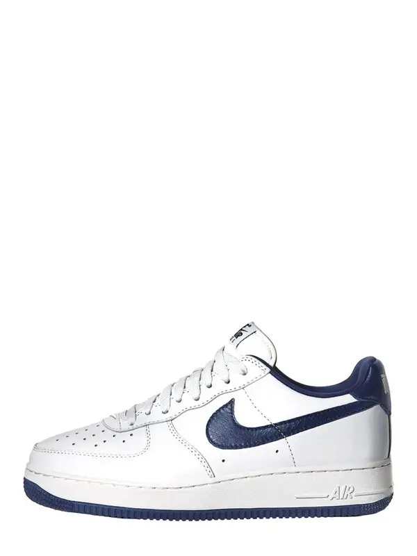 Nike Force 1 Low Qs 'nai-ke' Sneakers - Blue/white