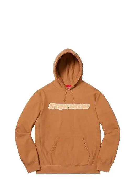 Supreme Chenille Hooded Sweatshirt - Brown
