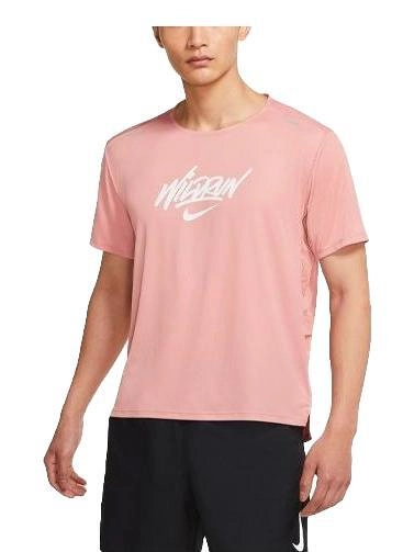 Nike Rise 365 Wild Run Short Sleeve - Pink