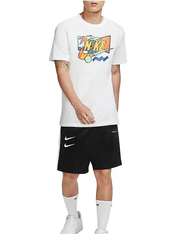Nike Printing Short Sleeve 'summer Futura - White