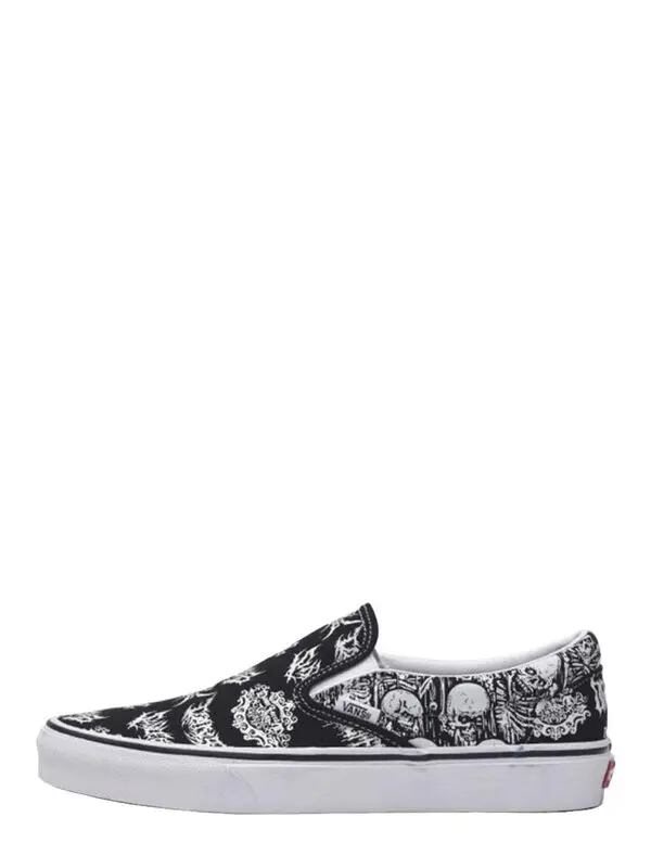 VANS Slip-on "forgotten Bones" Graphic Sneakers - Black