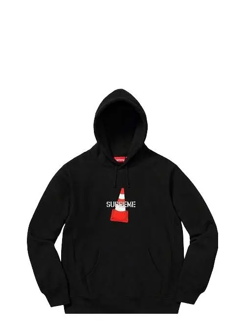 Supreme Cone Hooded Sweatshirt - Black