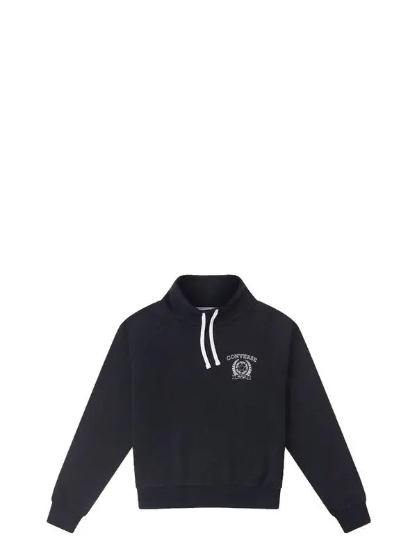 CONVERSE Retro Chuck Taylor Mock Neck Pullover - Black
