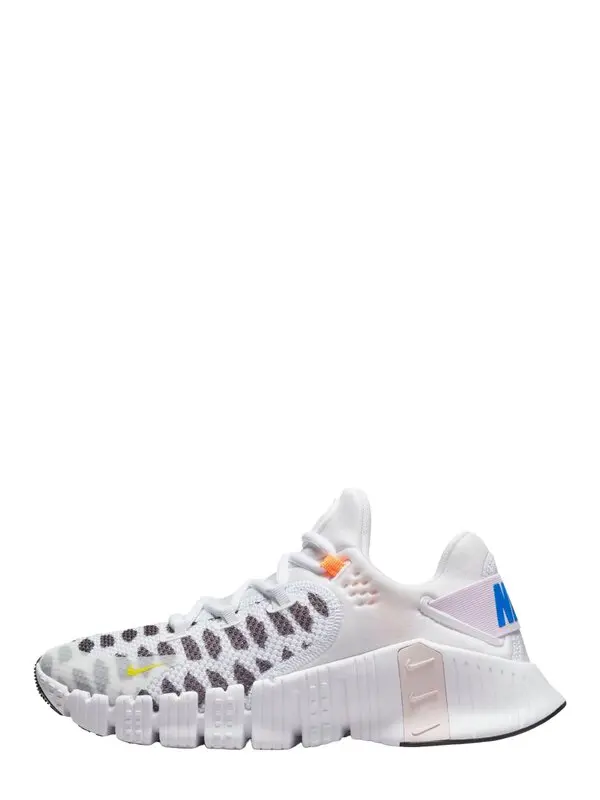 Nike Metcon 4 "printed White Black" Athletic Sneakers - White/pink/blue