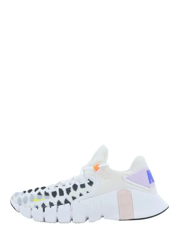 Nike Metcon 4 "printed White Black" Athletic Sneakers - White/pink/blue