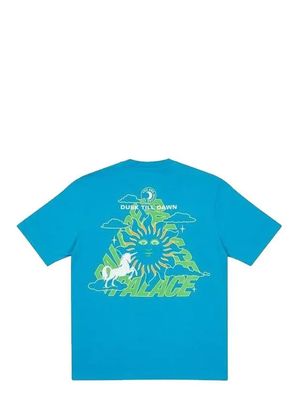 PALACE Fw21 Da One T-shirt Petrol - Blue