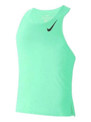 Nike Aeroswift Breathable Training Sports Running Vest - Green