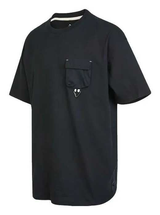 CONVERSE Go Outdoor Oversized Pocket T-shirt Asia Sizing - Black