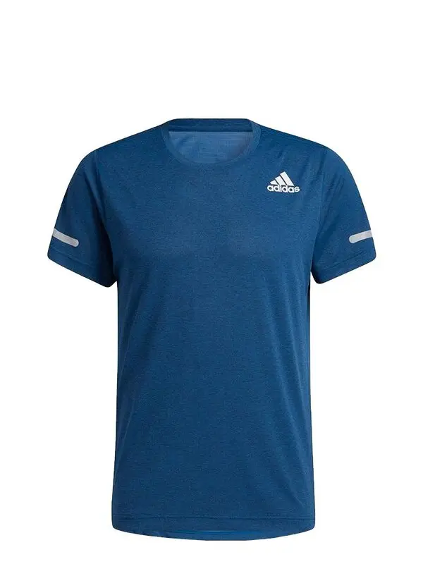 Adidas Elevate Train T Reflective Short Sleeve T-shirt - Blue