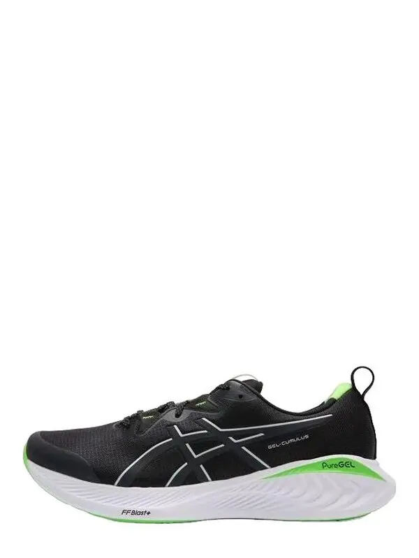 Asics Gel-cumulus 25 Lite-show Athletic Sneakers - Black/pure Silver/green