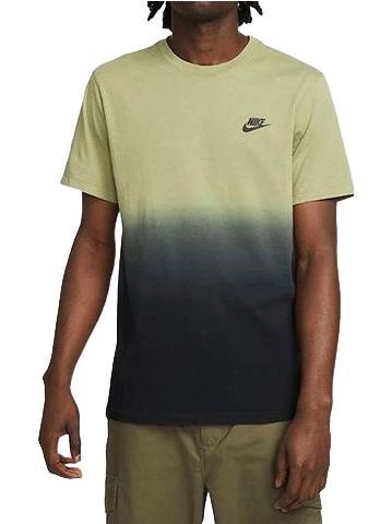 Nike Logo Printing Gradient Casual Sports Short Sleeve Wild Green T-shirt - Default Color