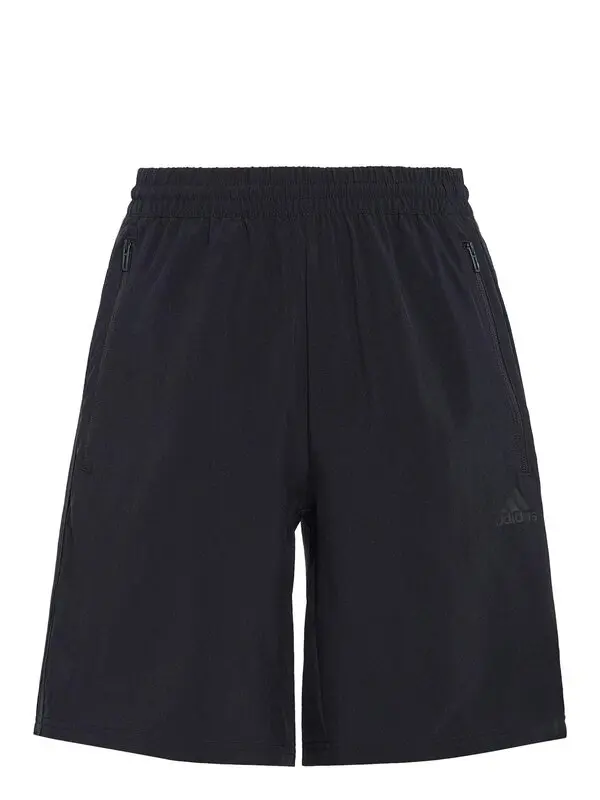 Adidas Library Logo Sports Shorts - Black
