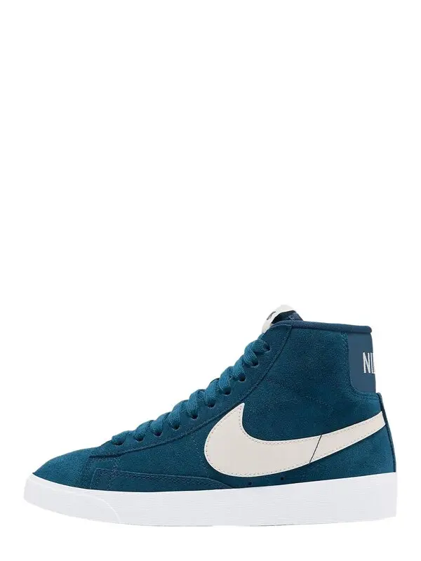 Nike Blazer Mid Vintage Suede Sneakers - Blue/white