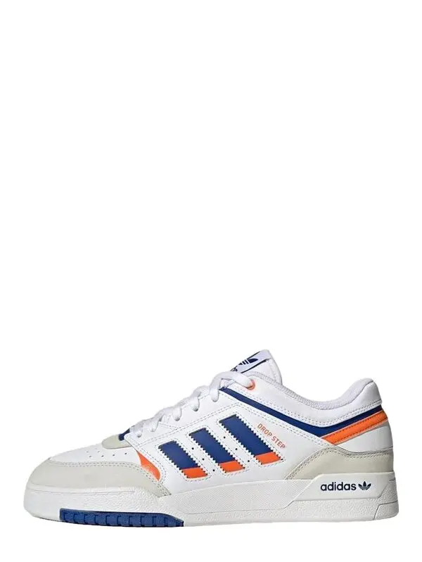 Adidas Originals Drop Step Low Sneakers - White/blue/orange