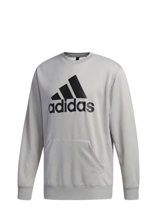 Adidas Mh Sw Crew 20 Logo Sports Crewneck - Grey