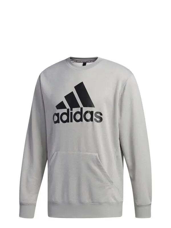 Adidas Mh Sw Crew 20 Logo Sports Crewneck - Grey