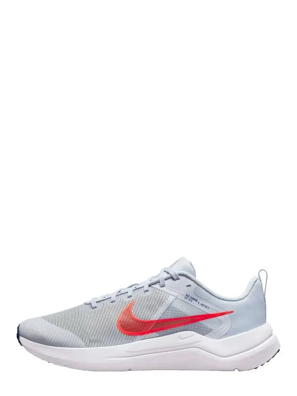 Nike Downshifter 12 Athletic Sneakers - Grey/red/white