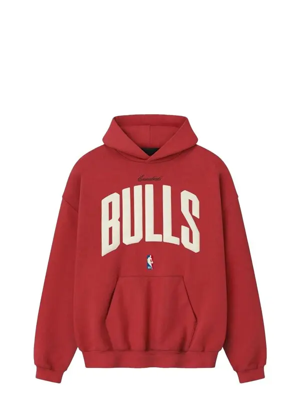 Fear Of God Bulls Hoodie - Red