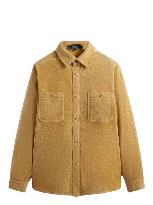 Kith Chenille Apollo Shirt 'sharp - Yellow