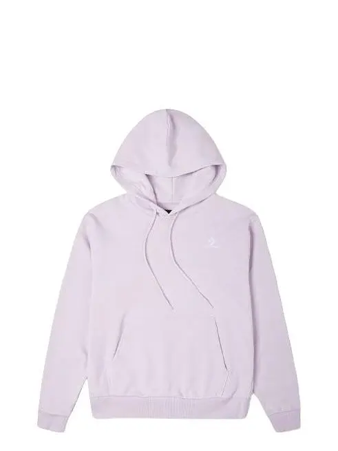 CONVERSE Embroidered Hoodie - Purple