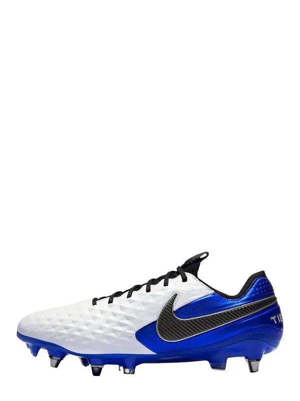 Nike Tiempo Legend Elite Sg Pro Football Boots - White/blue