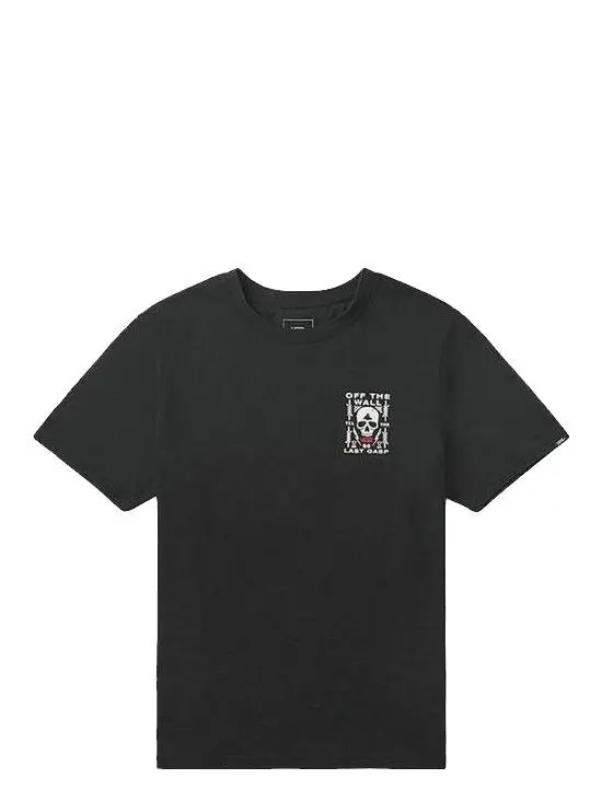 VANS Casual Sports Skeleton Printing Short Sleeve - Black