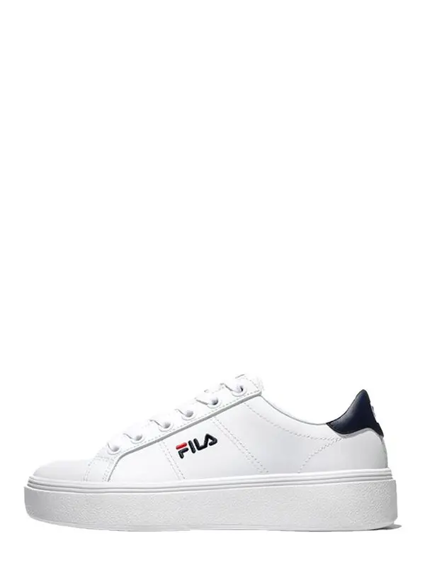 FILA Court Plumpy Low Top Sneakers - White/black