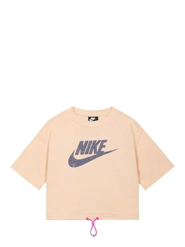 Nike Icon Clash Alphabet Logo T-shirt - Tan
