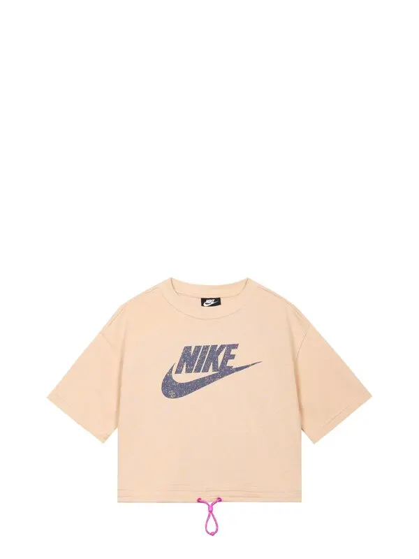 Nike Icon Clash Alphabet Logo T-shirt - Tan
