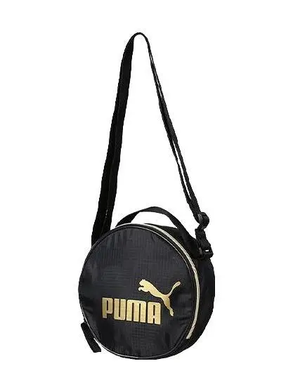 PUMA Round Case Bag - Black/gold