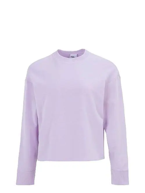 Nike Yoga Luxe Casual Sports Round Neck Pullover Hoodie - Purple