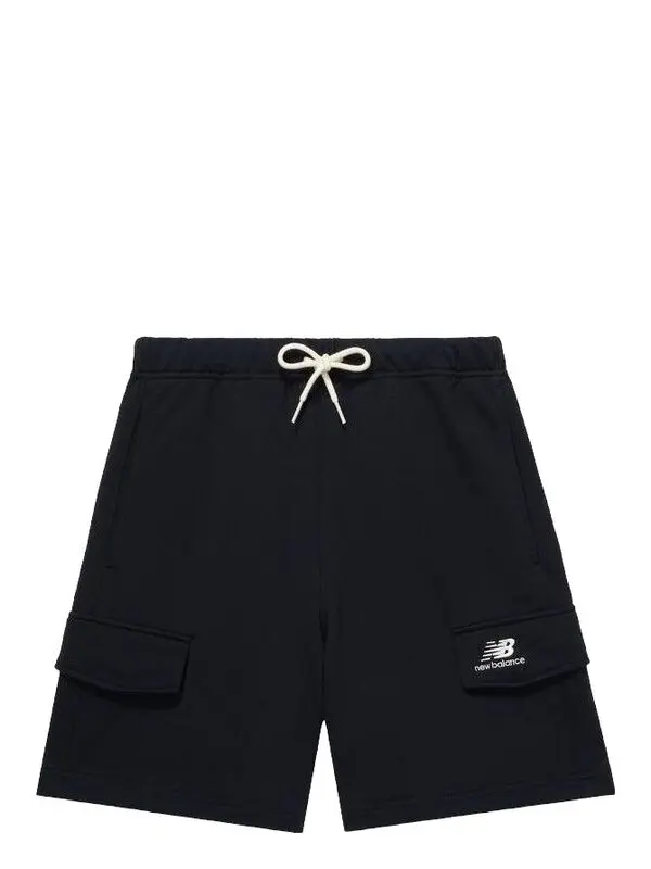 NEW BALANCE Logo Cargo Shorts - Black/white