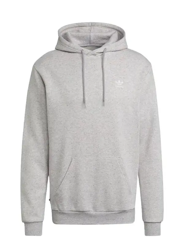 Adidas Pullover Hoodie With Drawstring - Grey