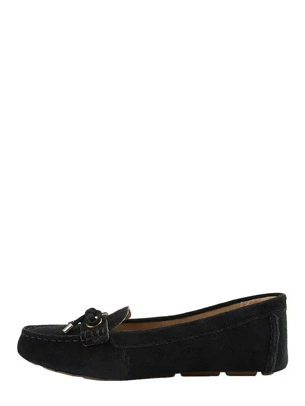 UGG Ansley Bow Glimmer Loafer - Black
