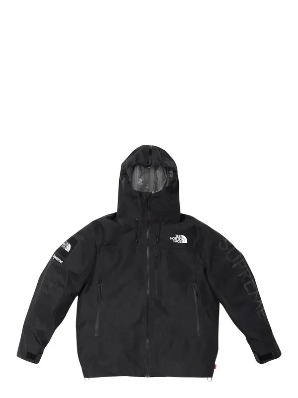 Supreme X The North Face Split Taped Seam Shell Jacket - Black/white
