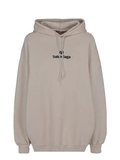 Balenciaga Alphabet Logo Pullover Hoodie - White