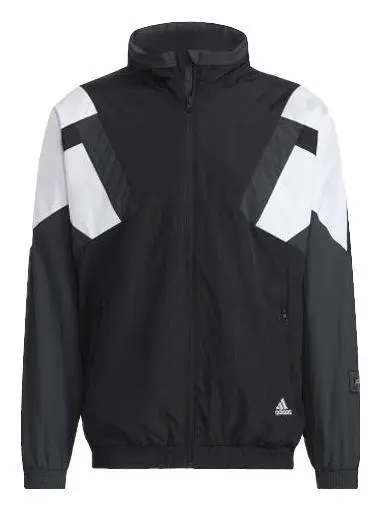 Adidas Colorblock Track Jacket With Stand Collar - Default Color