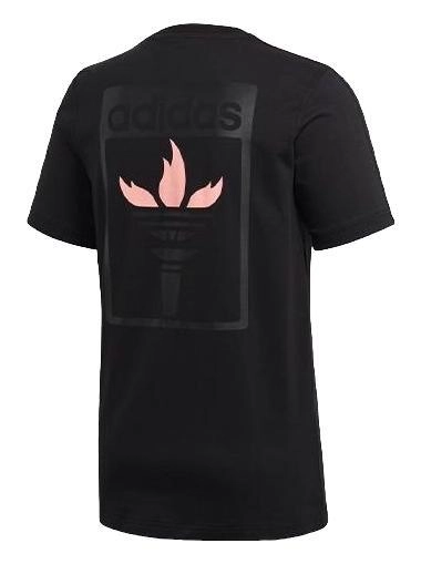 Adidas Originals Flame Printing Short Sleeve - Black