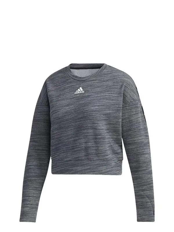 Adidas Short Round Neck Pullover - Grey