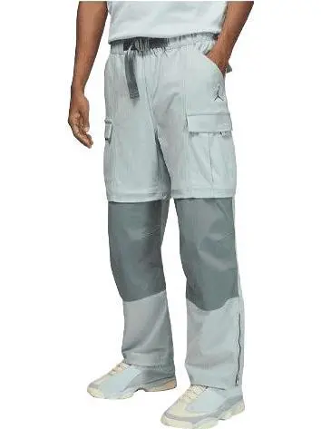 JORDAN X Solefly Convertible Pants - Light Smoke Grey/smoke Grey
