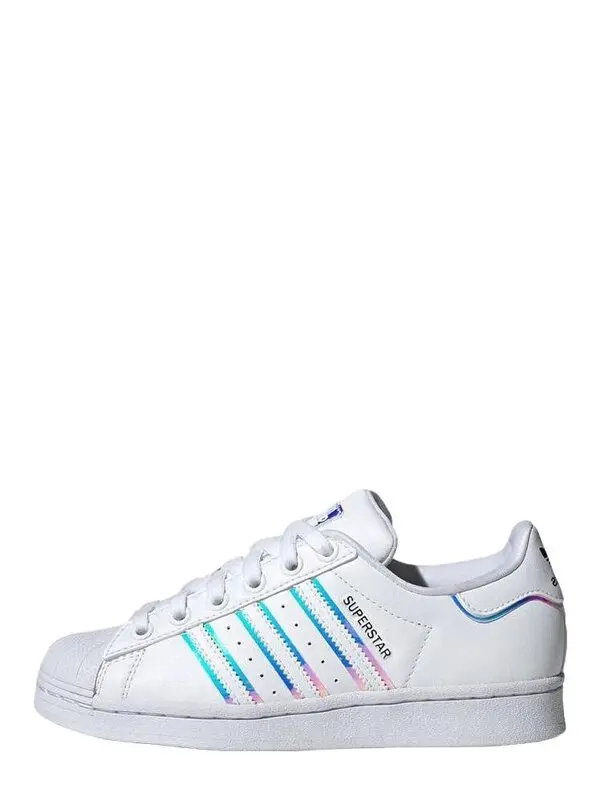 Adidas Superstar Iridescent Sneakers - Cloud White/cloud White/core Black